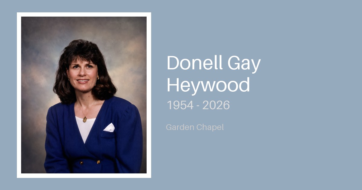 Donell Gay Heywood - Bunker Family Funerals